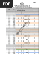 Aakash Test Schedule | PDF