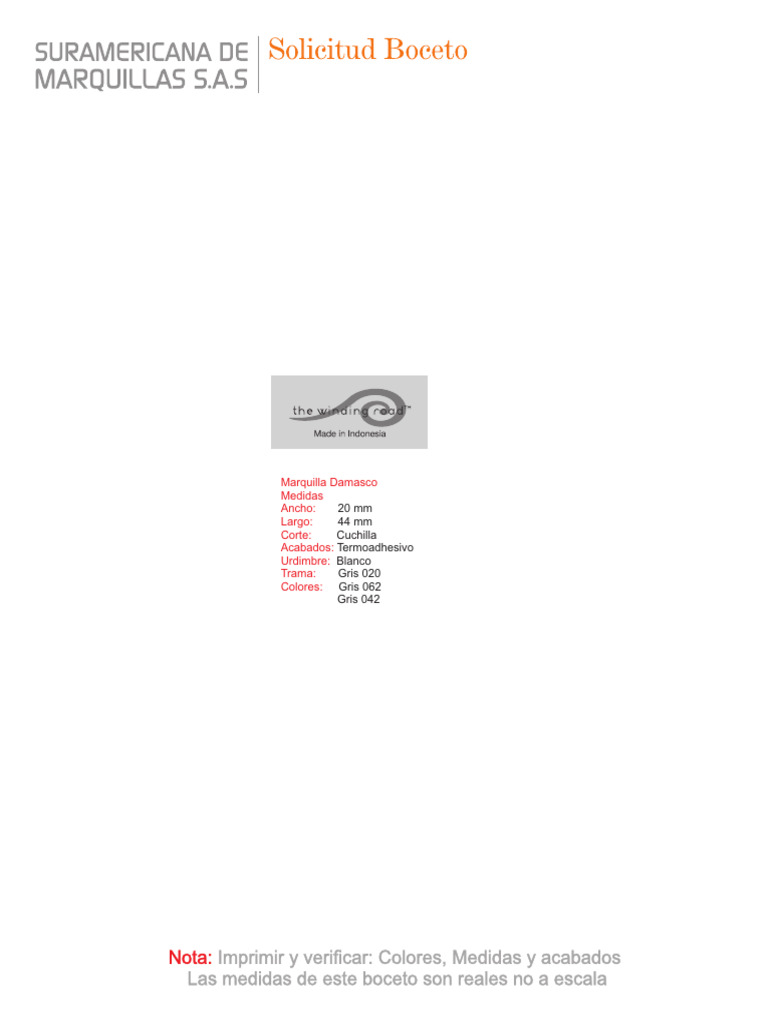 Boceto The Winding Road | PDF