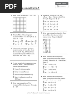 Algebra 1 - Chapter 4 Review With Worked Examples | PDF | Function ...