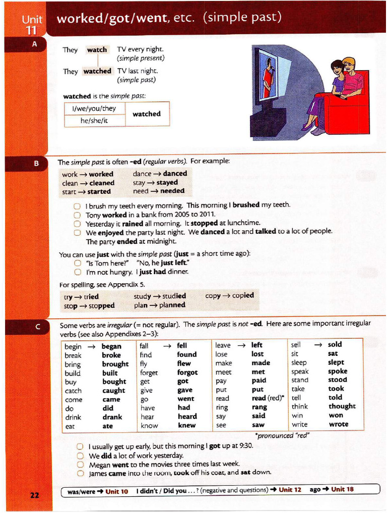 Basic Grammar in Use Student's Book 2017 unit 11 | PDF