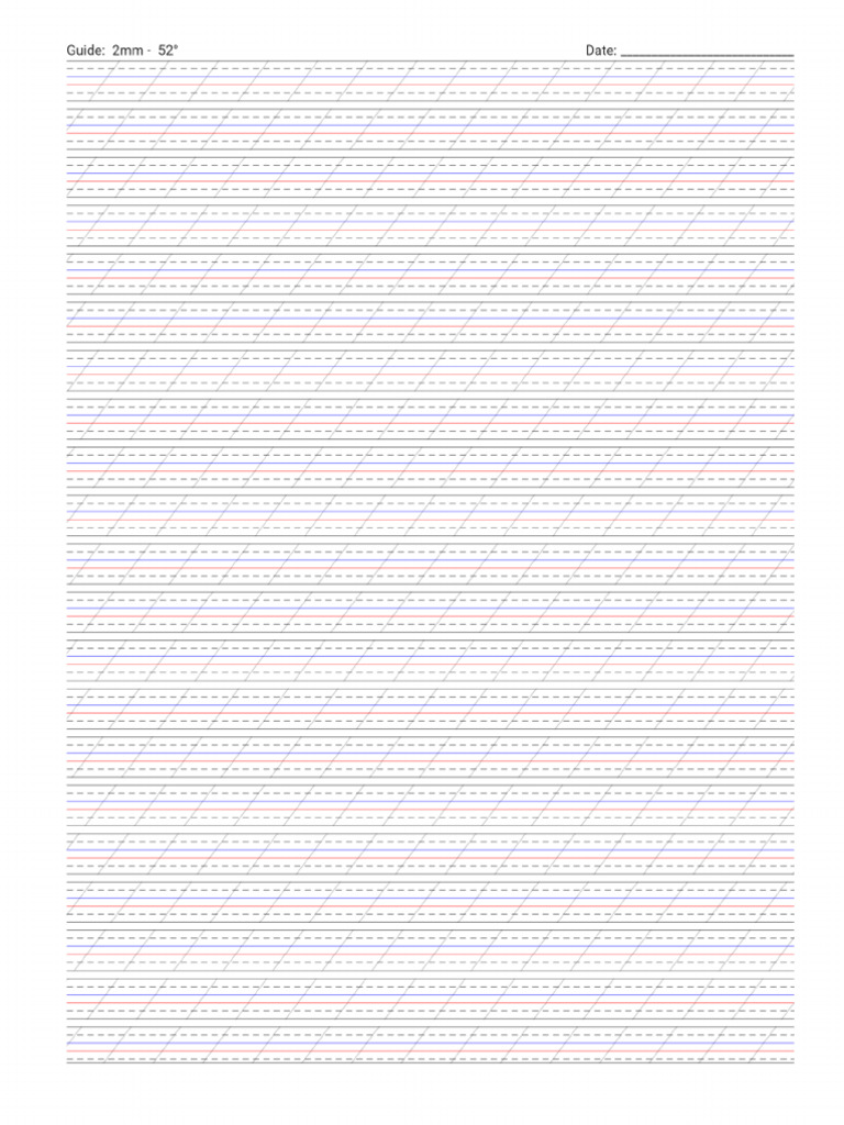 2 MM Final 52 Degree Guidesheet | PDF
