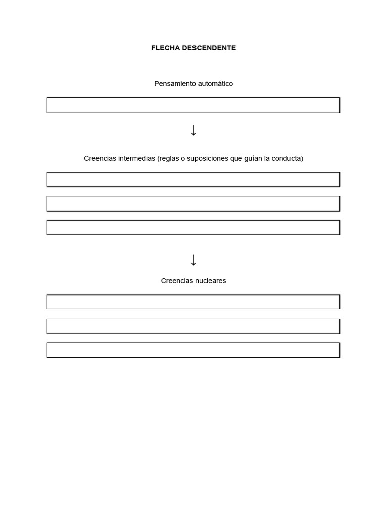 Técnica de la Flecha Descendente | PDF