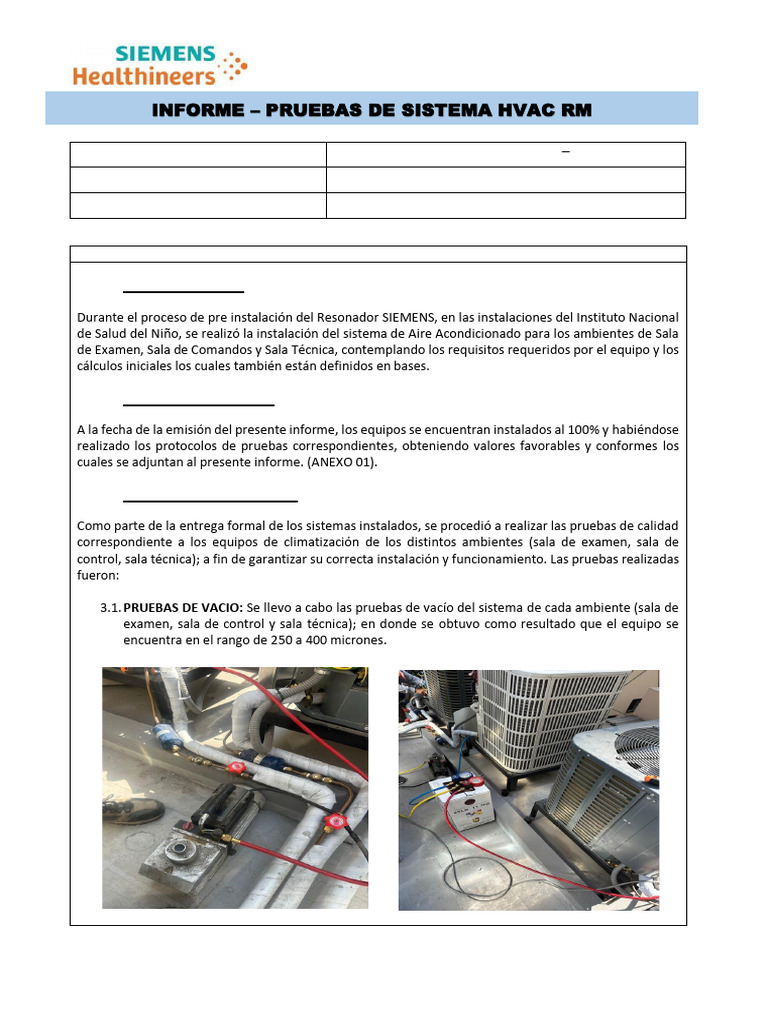 Informe de Pruebas de Sistemas | PDF