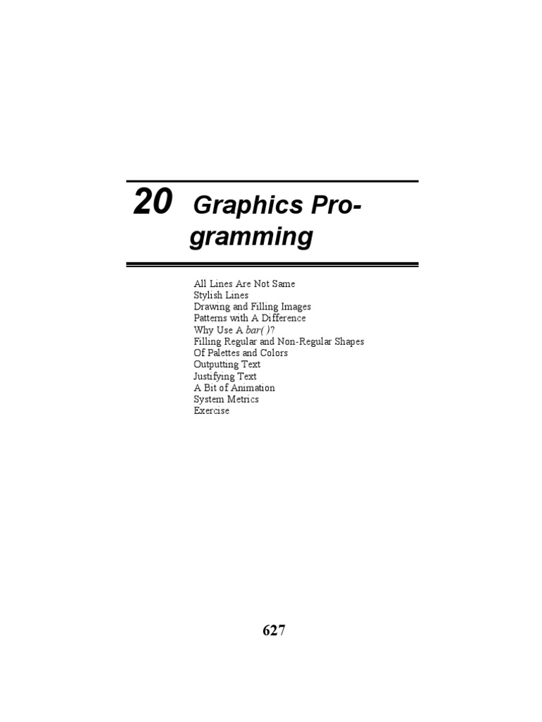 Graphics Programming | PDF | Display Resolution | Areas Of Computer Science