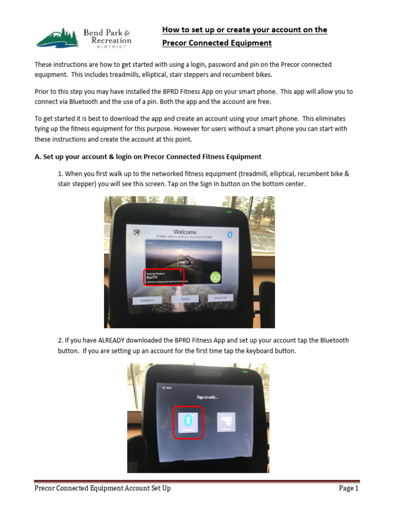 Precor Connected Equipment Setup Guide | PDF | Mobile App | Software