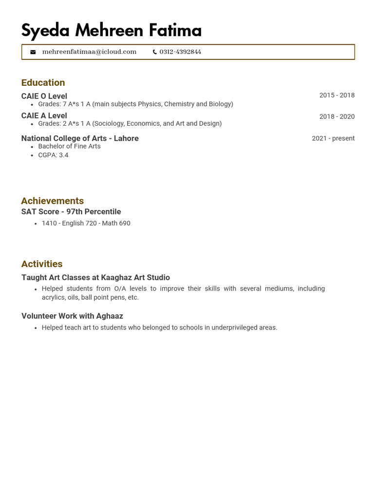 Syeda Mehreen Fatima-3 | PDF