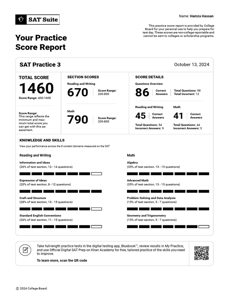 Hhassan Sat Practice 3 10132024 | PDF | Sat | Mathematics Hhassan Sat Practice 3 10132024 | PDF | Sat | Mathematics