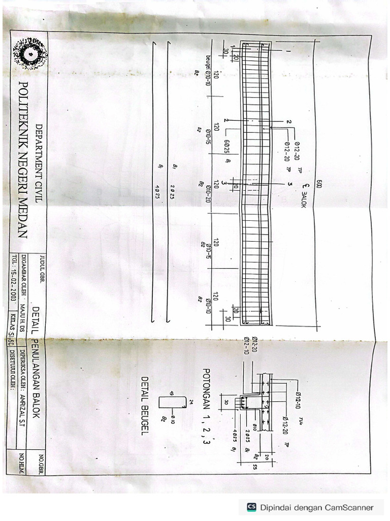 Shop Drawing Jembatan (Estimasi Biaya) | PDF