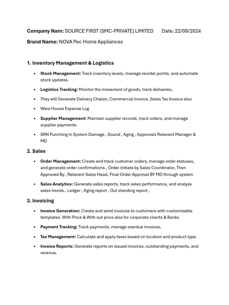 SOftware Req Update | PDF