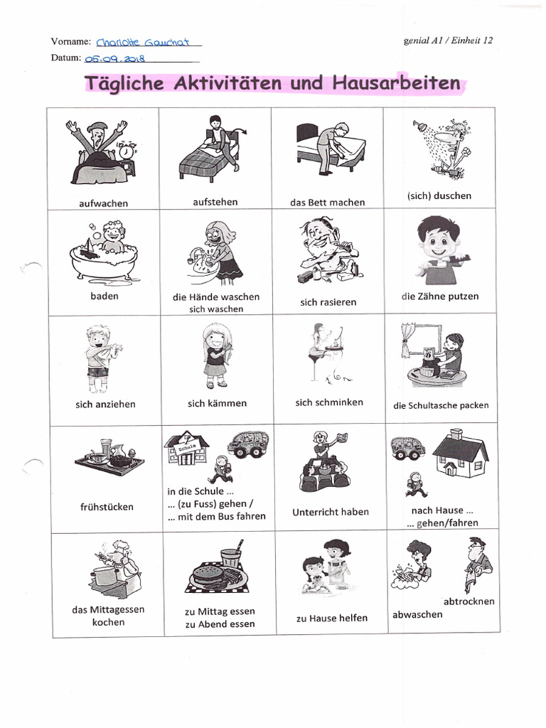 Genial A1 Einheit 12 | PDF