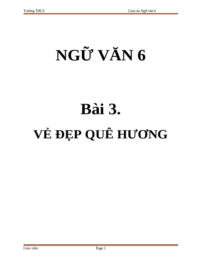 Văn 6 Kì 1 CTST CV5512 | PDF