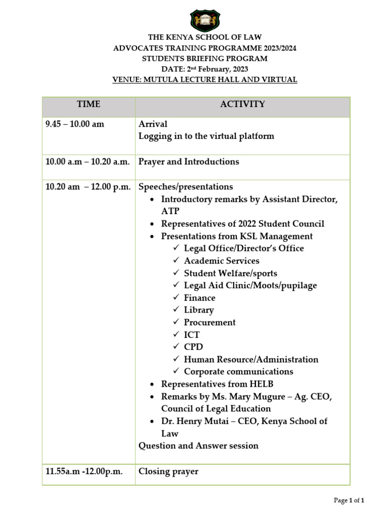 ATP-briefing-programme-2023-2024-1 | PDF