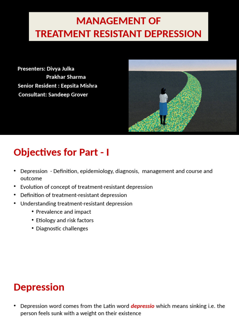 Treatment-Resistant Depression Guide | PDF | Major Depressive Disorder ...