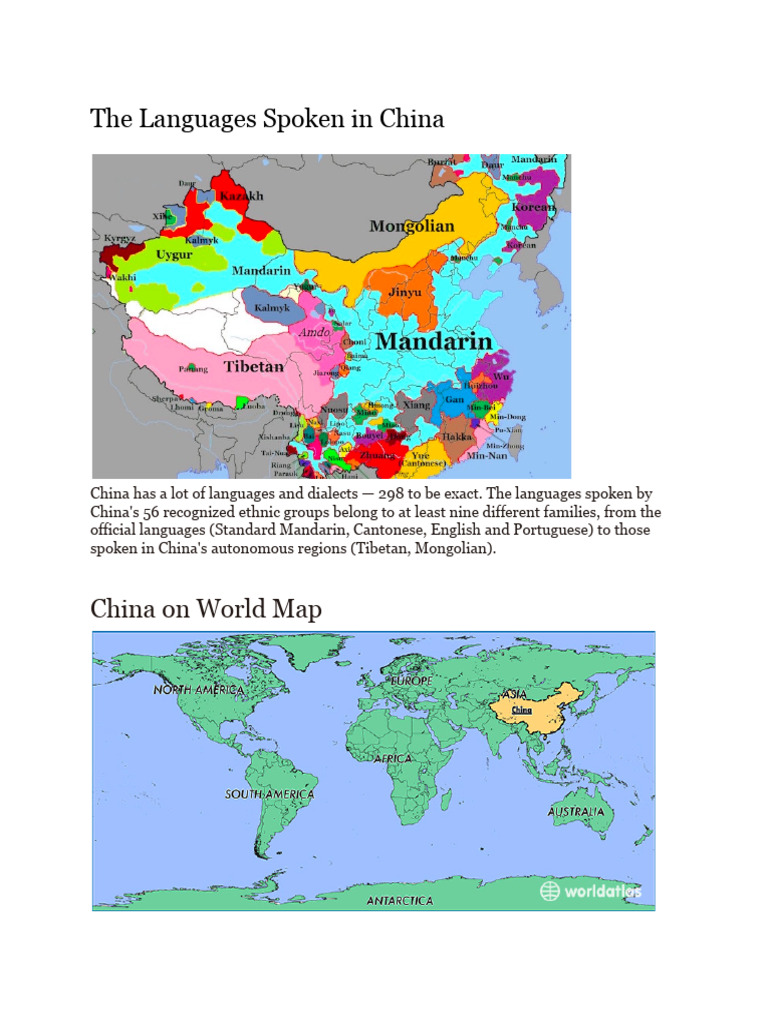 Unit 1 Lesson 3 China Maps | PDF