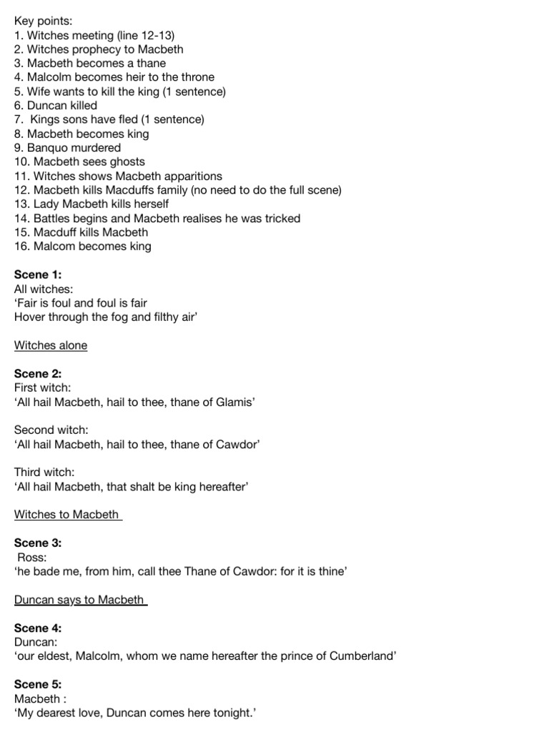Macbeth Play Entire Script | PDF | Macbeth | Shakespearean Tragedies