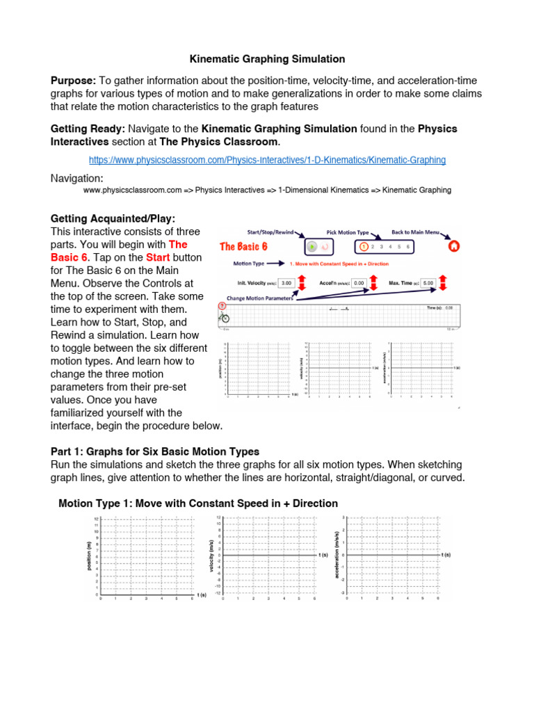 None Activity 1 | PDF | Acceleration | Velocity