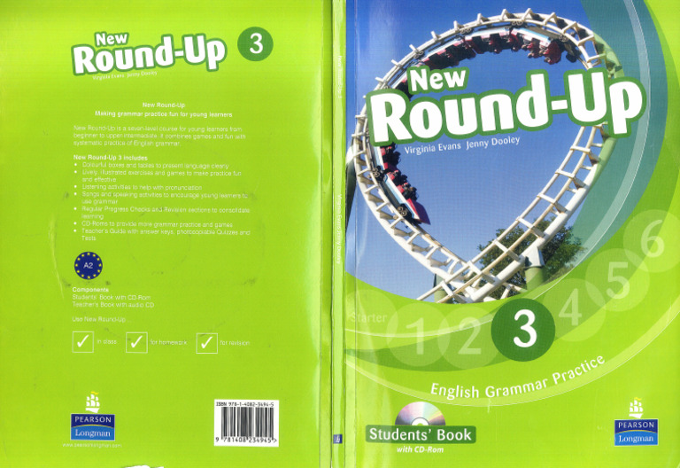 New Round Up 3 English Grammar Practice Students Book Coperta | PDF