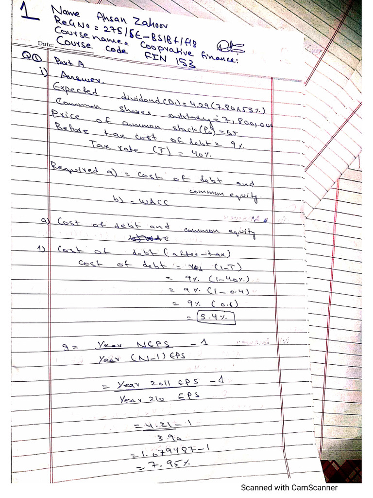 Answer Sheet Final | PDF