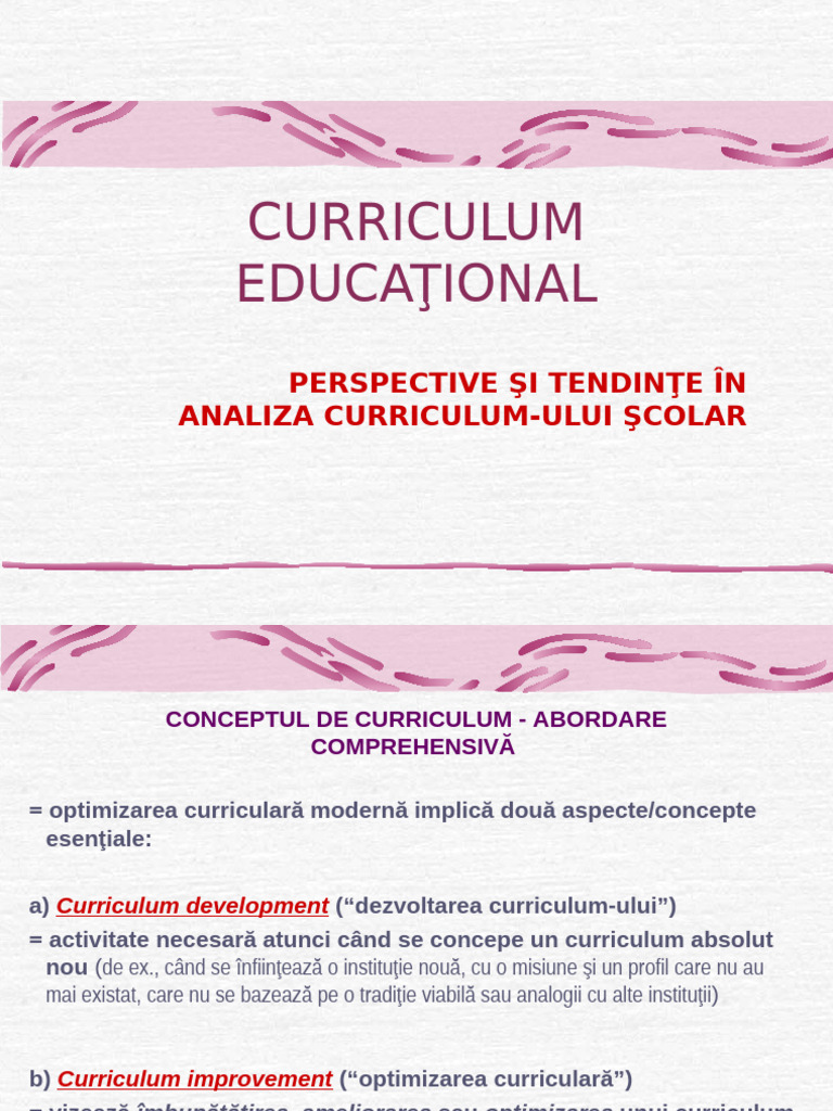 Curriculum Educational | PDF
