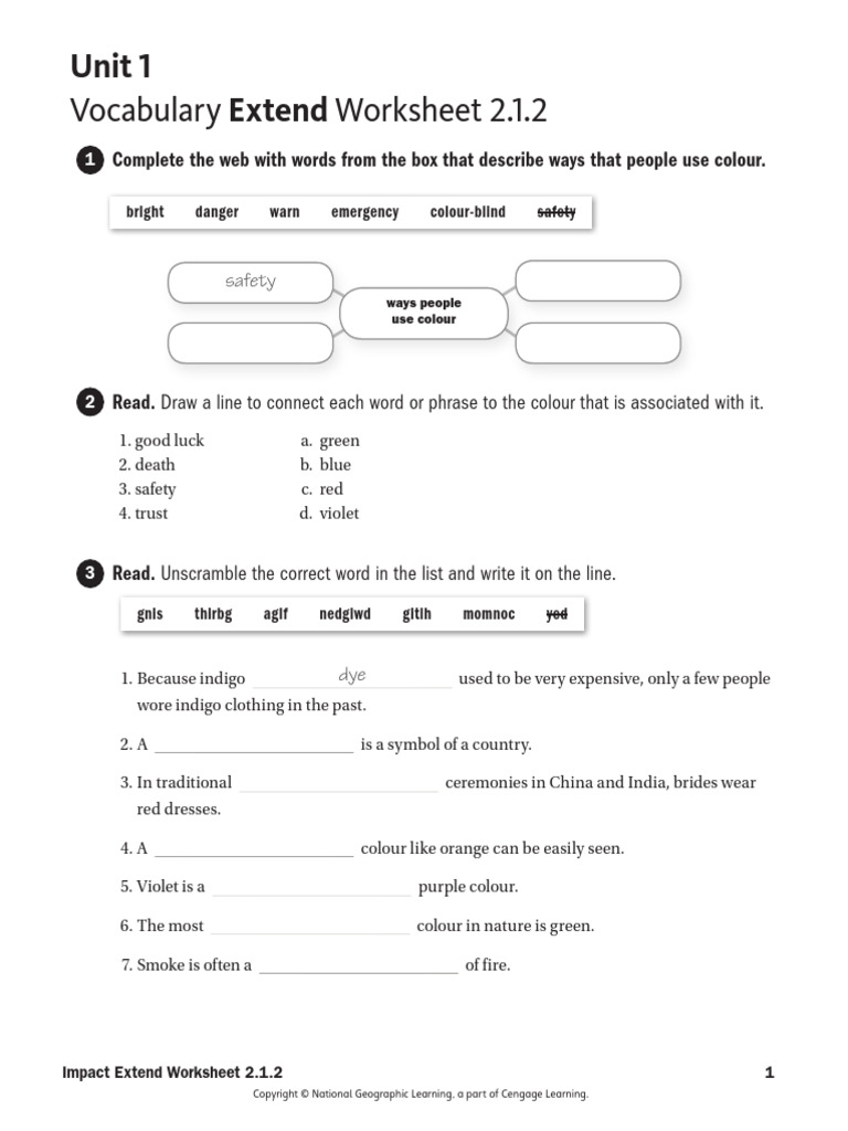 Impact 2 Worksheet | PDF | Language Arts & Discipline