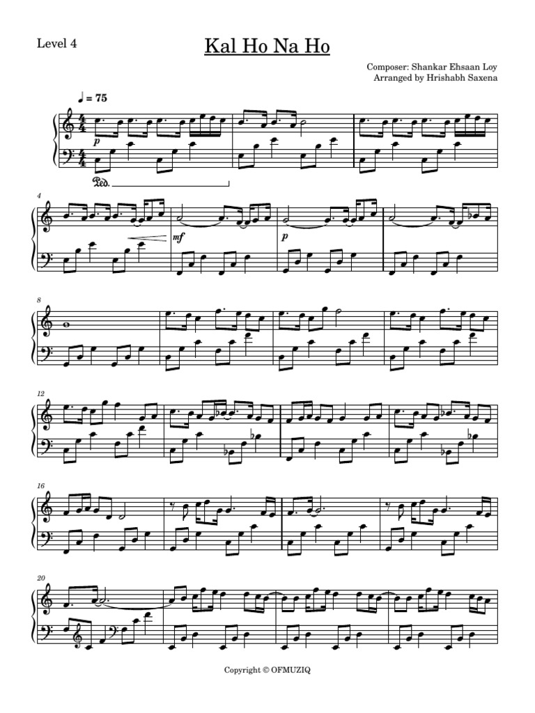 Level 4 Kal Ho Na Ho | PDF