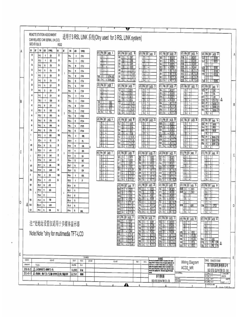 OTIS - ACD2-MMR DIAGRAMA (30 PG) | PDF