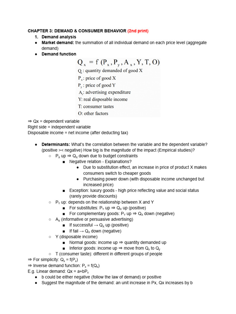 Demand Analysis & Consumer Behavior Insights | PDF | Oligopoly | Demand