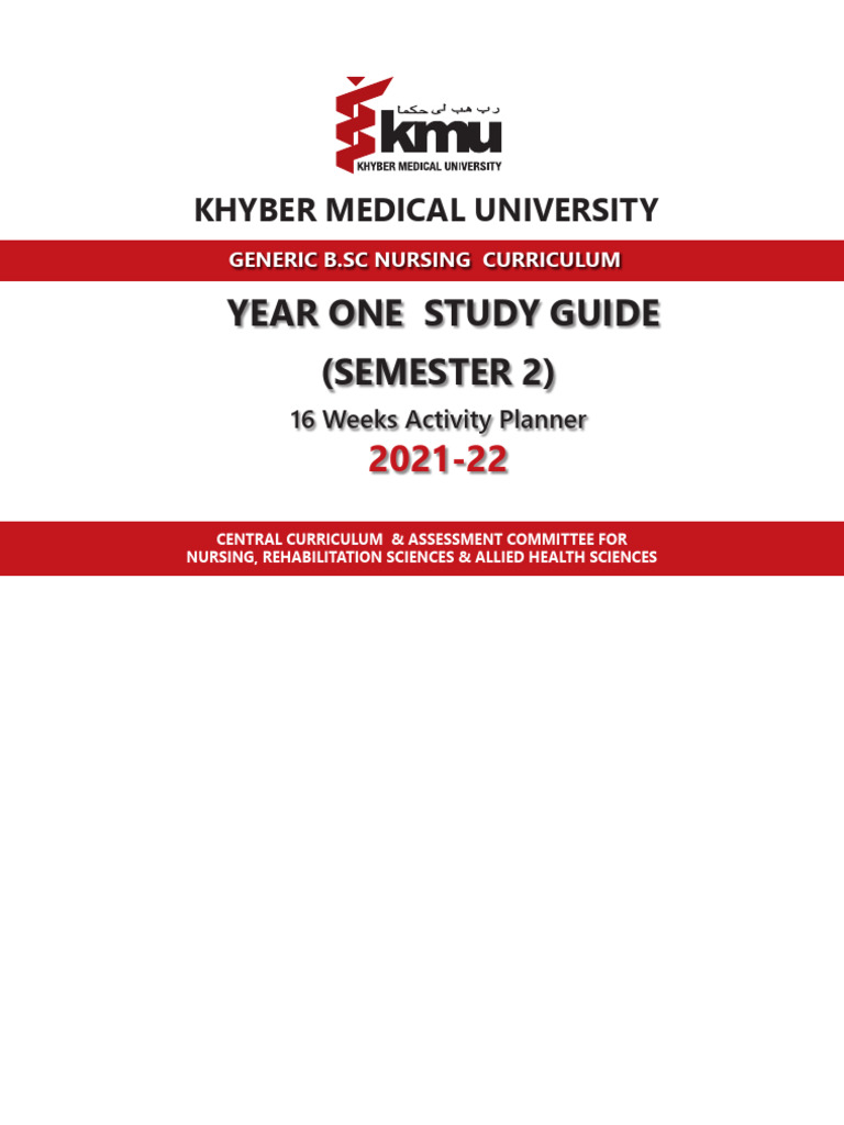KMU BSN 2nd Semester Curriculum Guide | PDF | Nursing | Critical Thinking