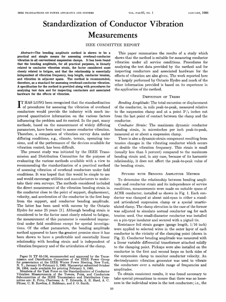 Standardization_of_Conductor_Vibration_Measurements | PDF | Electrical ...