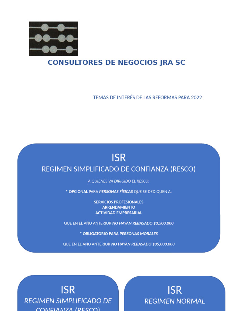 Régimen Simplificado de Confianza 2022 | PDF | Economias | Impuestos