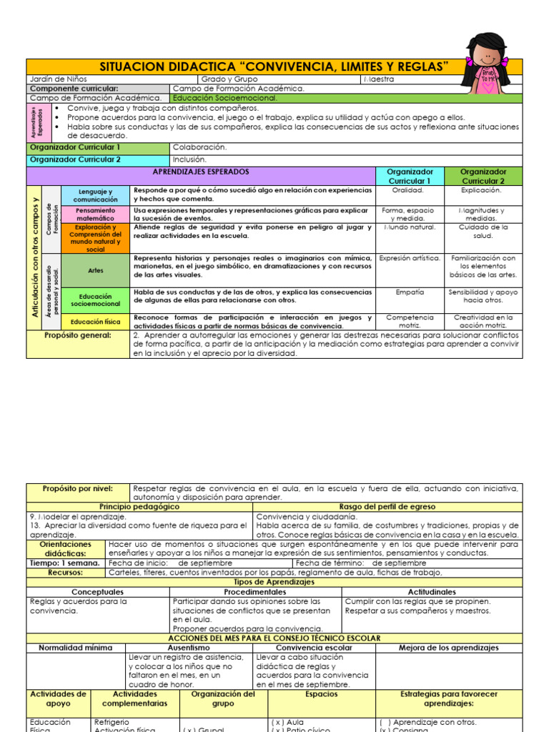 PLAN CONVIVENCIA, LIMITES Y REGLAS DULCE CANDY 2019 V Docx Versión ...