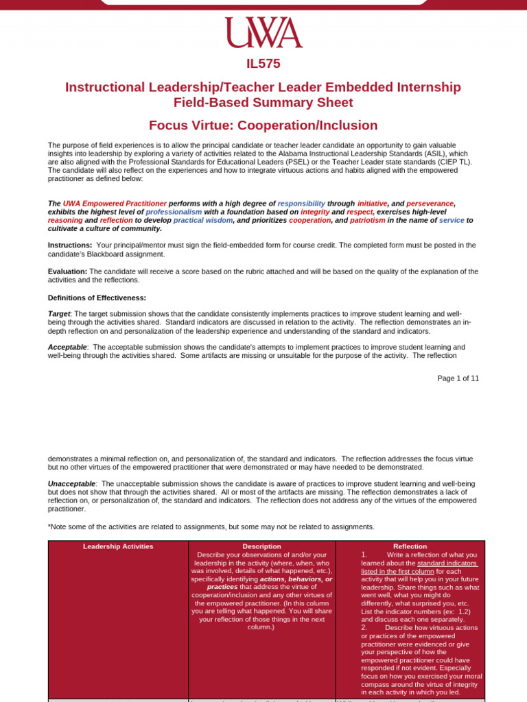 SC Baswell Internship Hours Assignment | PDF | Teachers | Collaboration