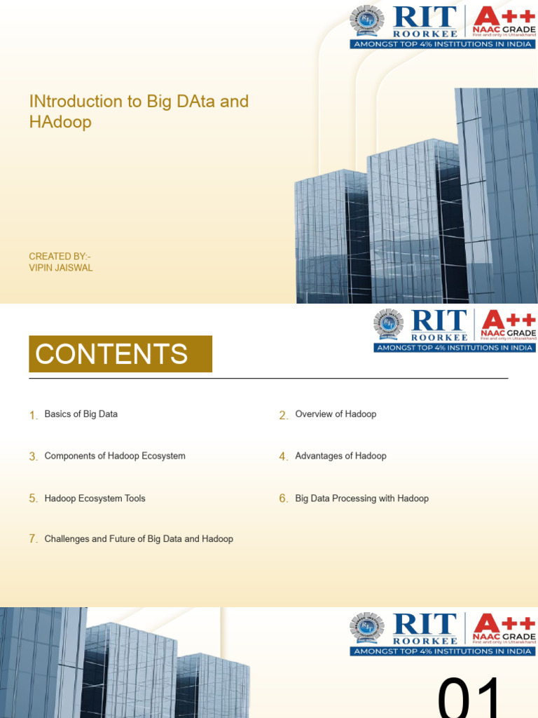 INtroduction To Big DAta and HAdoop | PDF | Apache Hadoop | Apache Spark