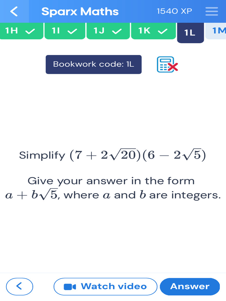 Sparx Maths 146 | PDF