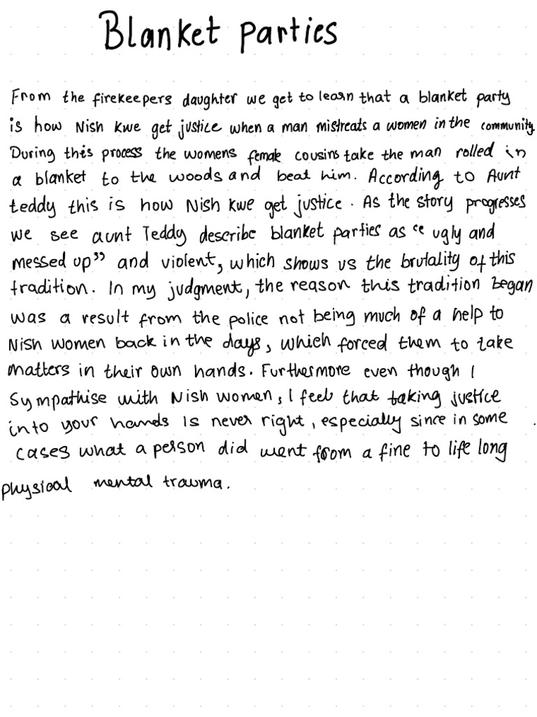 Firekeepers Daughter Ch: 7-13.. | PDF