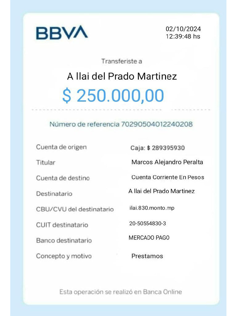 Transferencia Exitosa Cuenta Empresa 02 | PDF