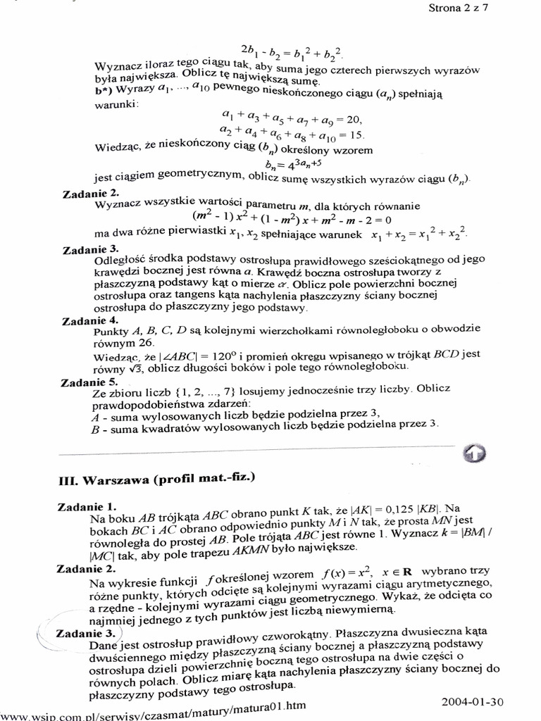 Wroclaw Warszawa 2001 Cz2 | PDF