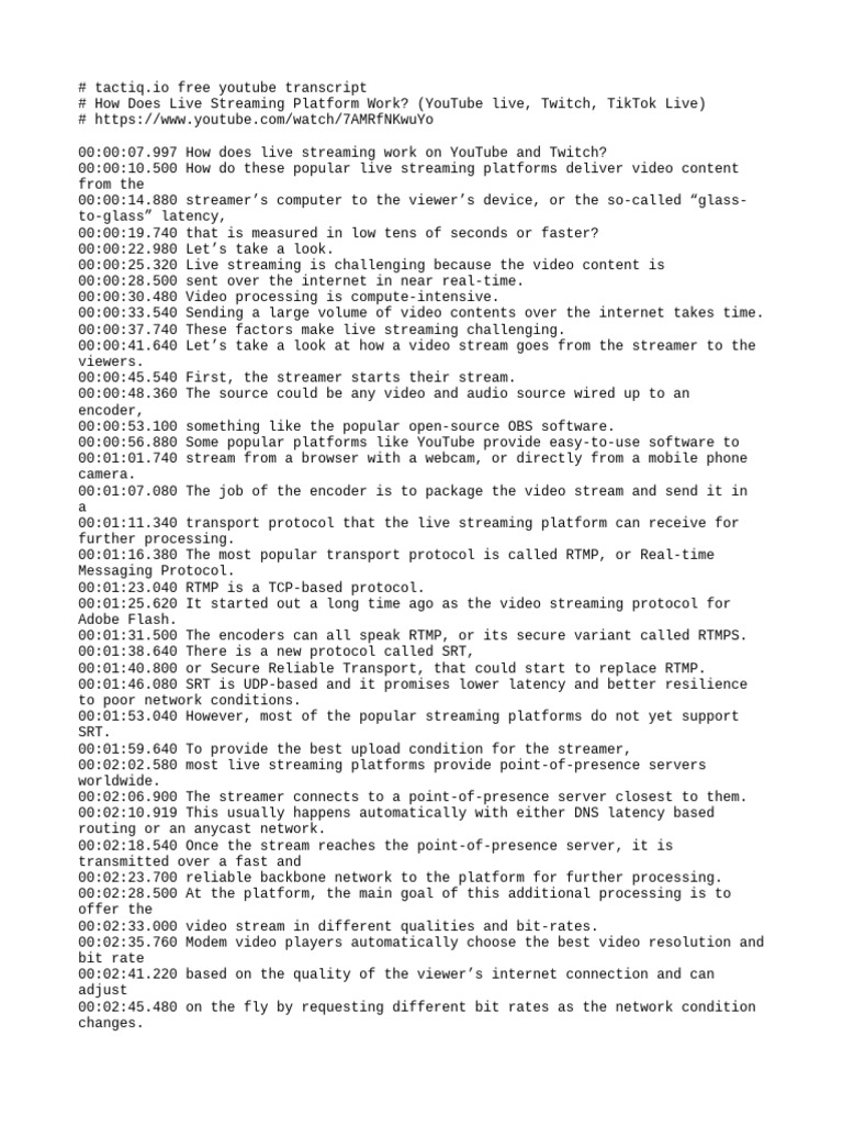 Tactiq Free Transcript 7AMRfNKwuYo | PDF | Streaming Media | Computing