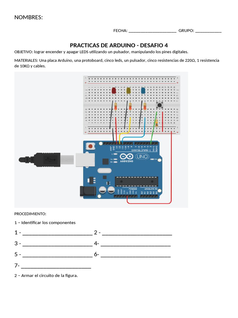 PRACTICAS DE ARDUINO 4 | PDF PRACTICAS DE ARDUINO 4 | PDF