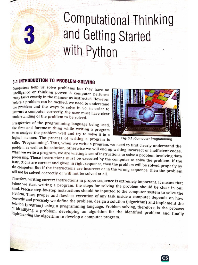 Chapter 3 - Getting Started With Python | PDF