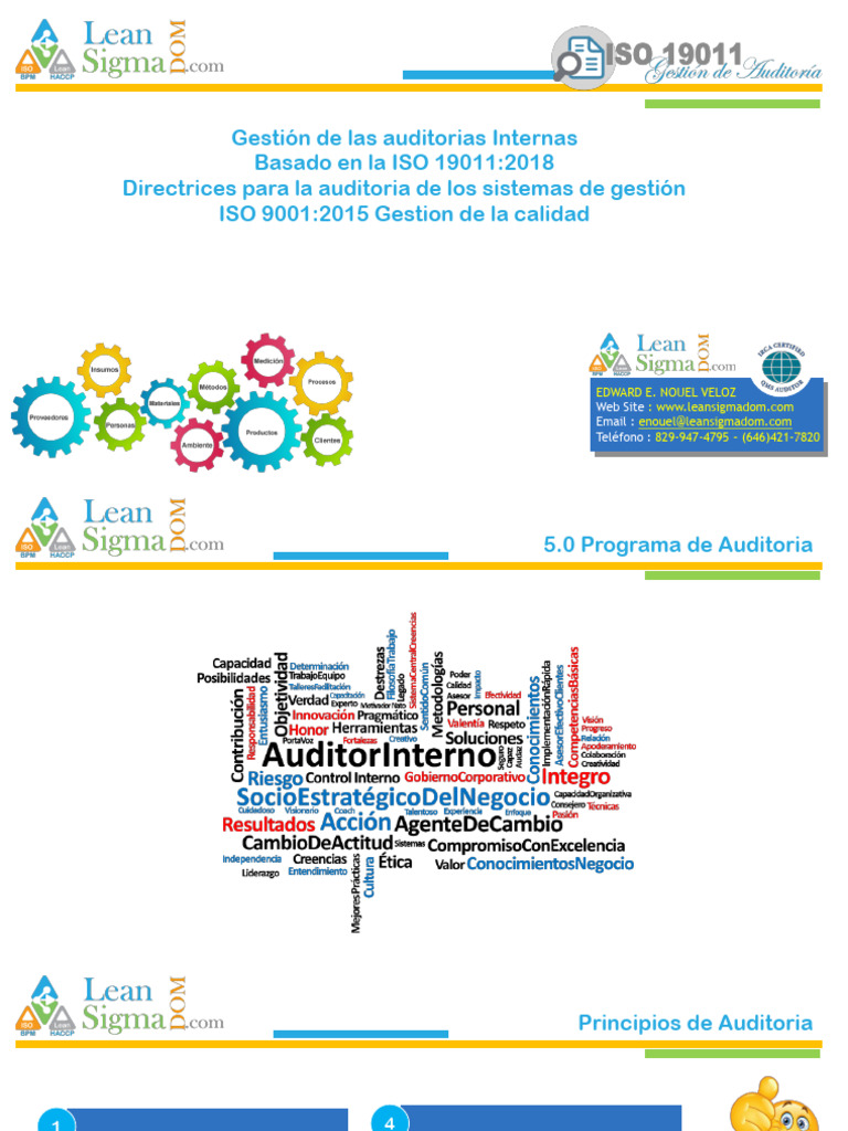 2021 ISO 19011 - 2018 Gestion de Auditorias ISO 9001 - 2015 | PDF | Auditoría | Planificación