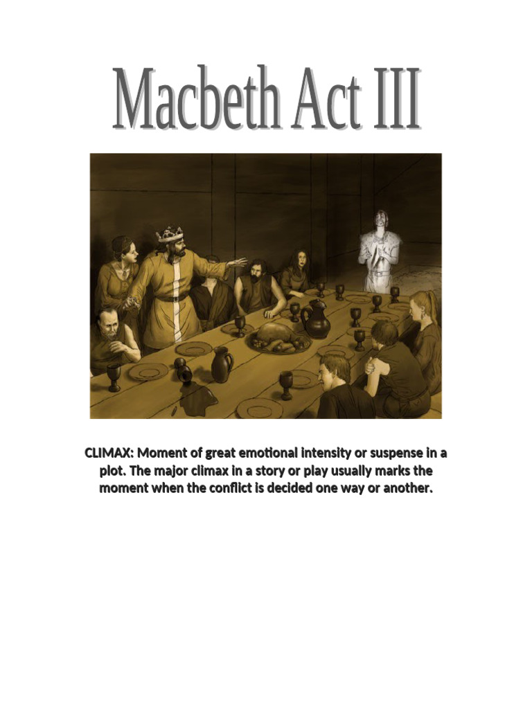 Macbeth Act 3 Study Guide Complete | PDF | Macbeth | Shakespearean ...