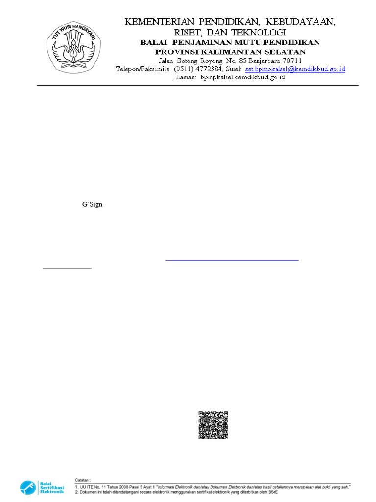 Undangan Pendampingan IKM Bagi Disdik KabKotaProvinsi Dan Fasda IKM Tingkat KabKota Dan Provinsi ...