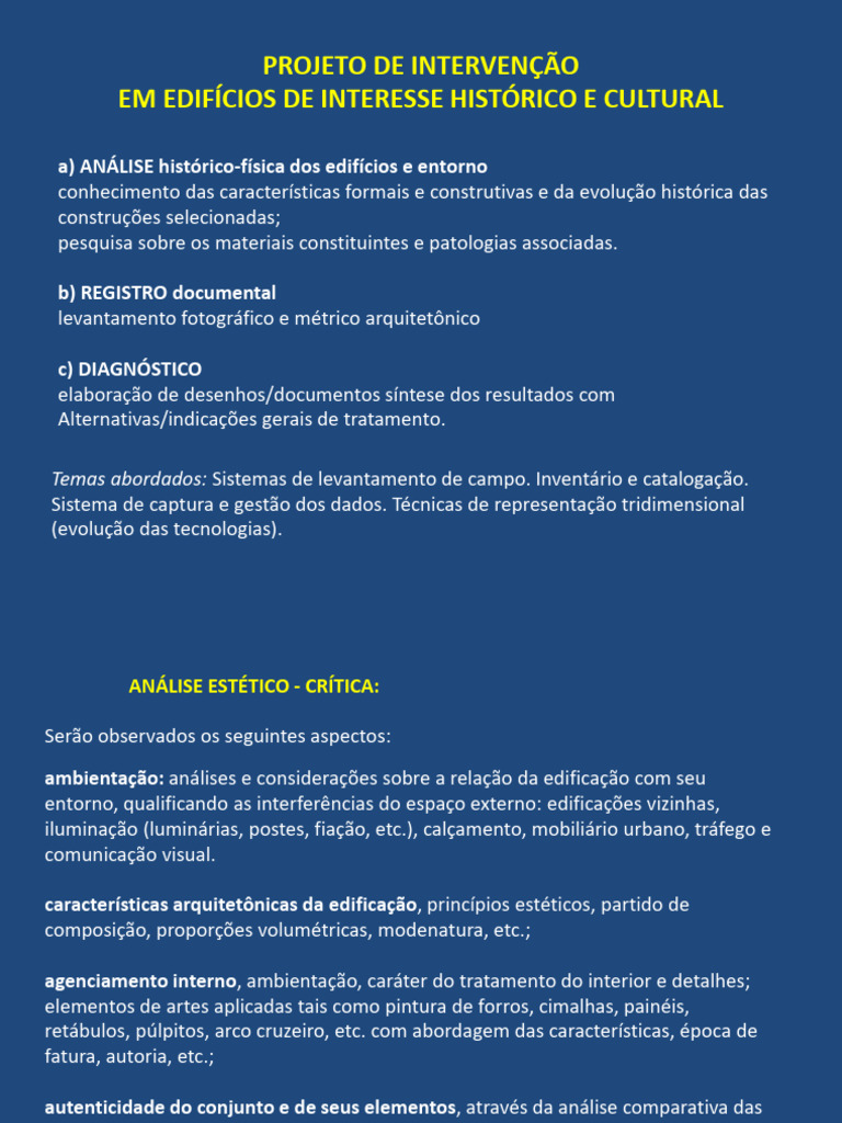 Projeto Intervencao Restauro[1] Pdf