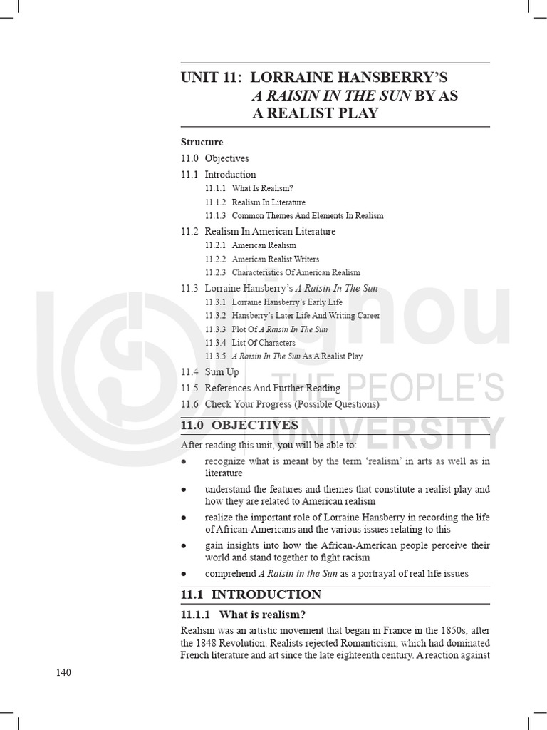 Unit-11 | PDF | Literary Realism | Realism (Arts)