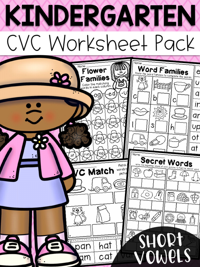 CVC Worksheet Pack | PDF