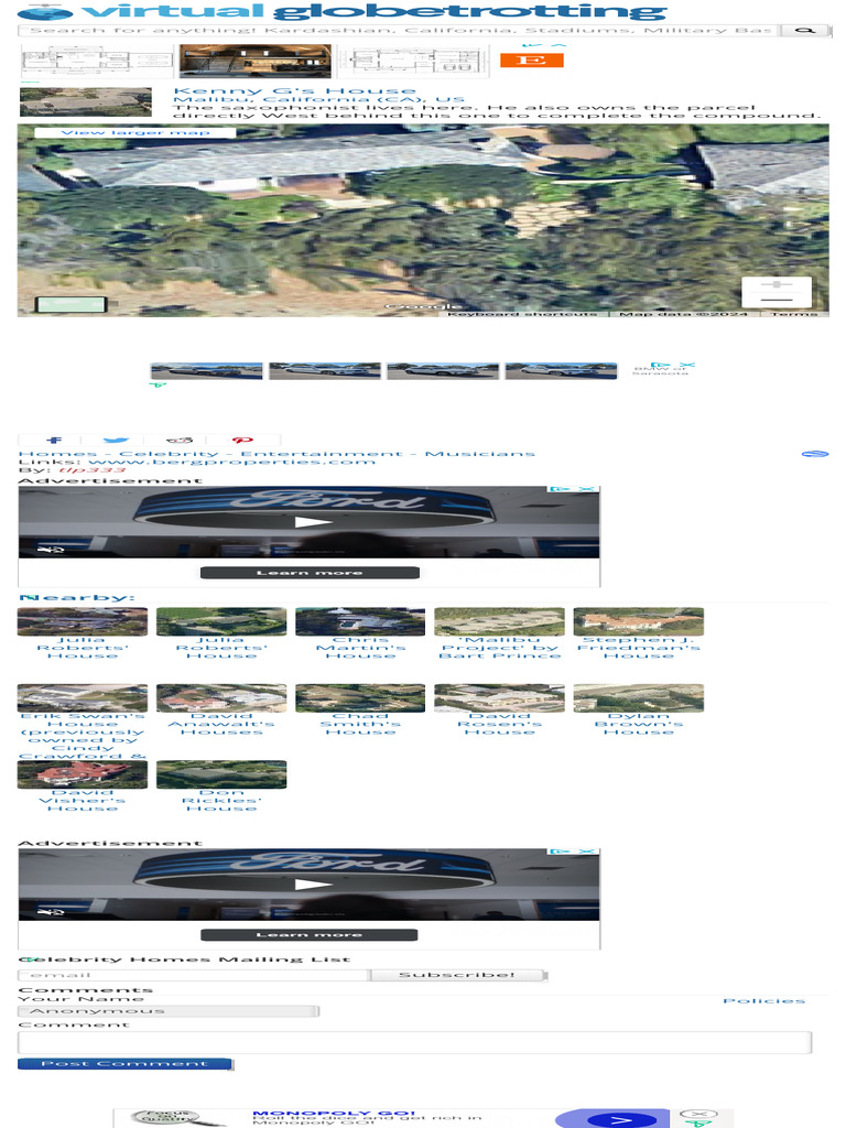 Kenny G's House in Malibu, CA (Google Maps) (#2) | PDF