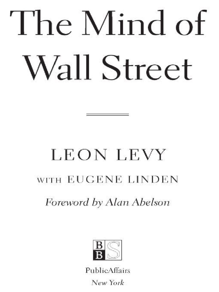 The Mind of Wall Street | PDF | Stocks | Bonds (Finance)