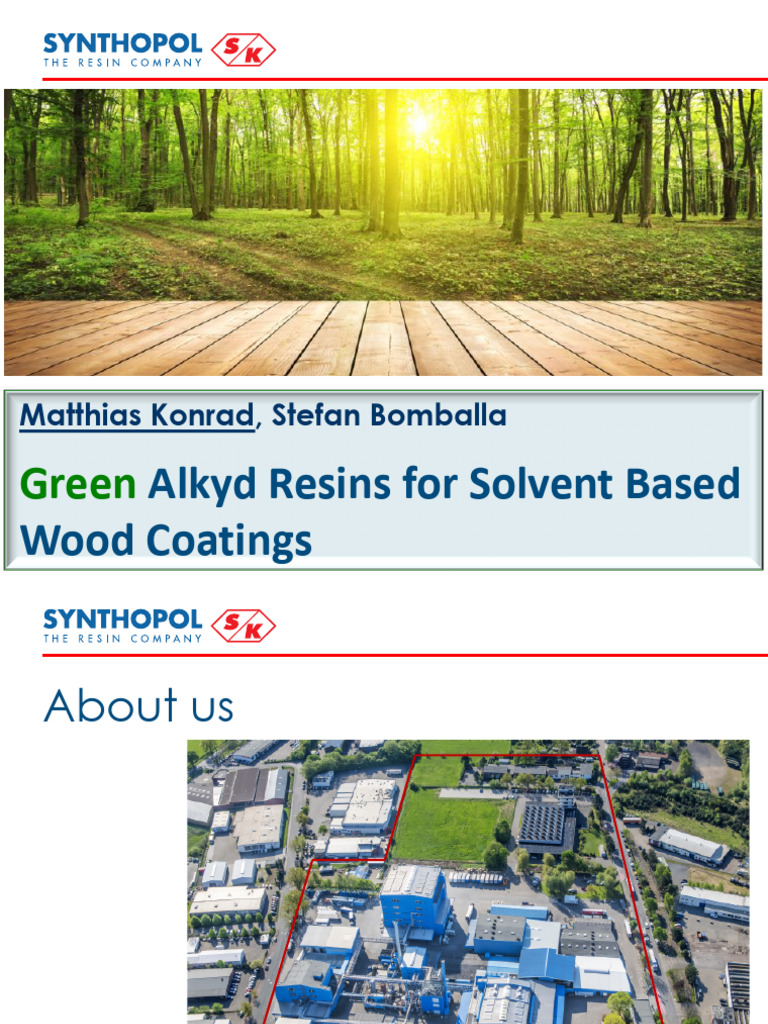 Green Alkyd Resins For Solvent Based - Synthopol | PDF | Materials ...