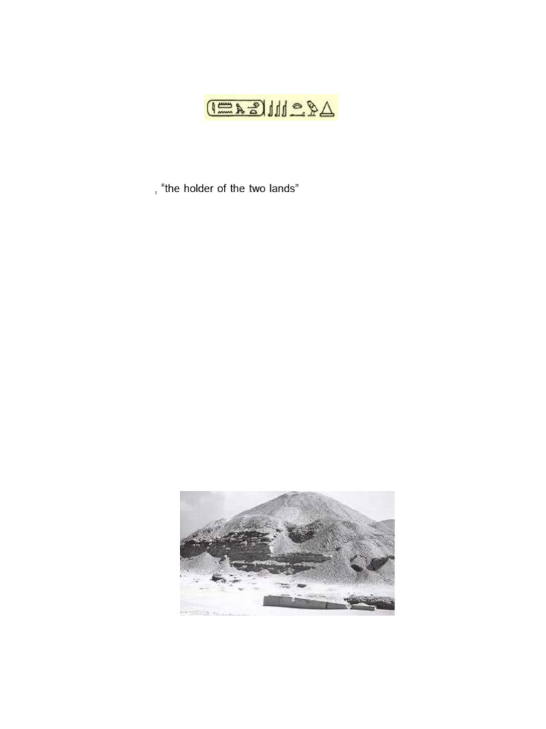 Amenemhet I Pyramid at El Lisht | PDF | Ancient Egypt